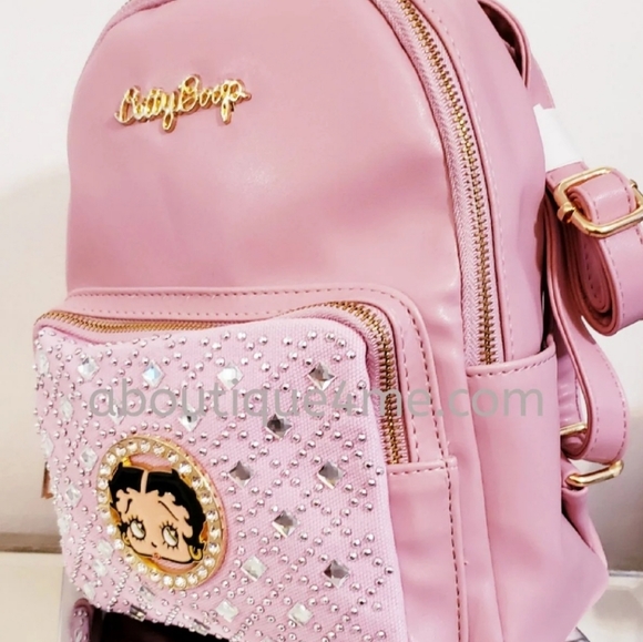 Betty Boop | Bags | Betty Boop Backpack With Bling Nwt | Poshmark